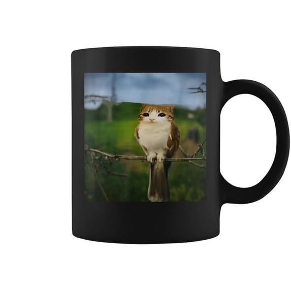 Cat Owl Meme Meowl Meme Brainrot Gen Z Memes Coffee Mugs - Walmart.com