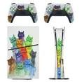 Cat PS5/PS5 Slim Digital Disc Skin Sticker For Console And Controller ...