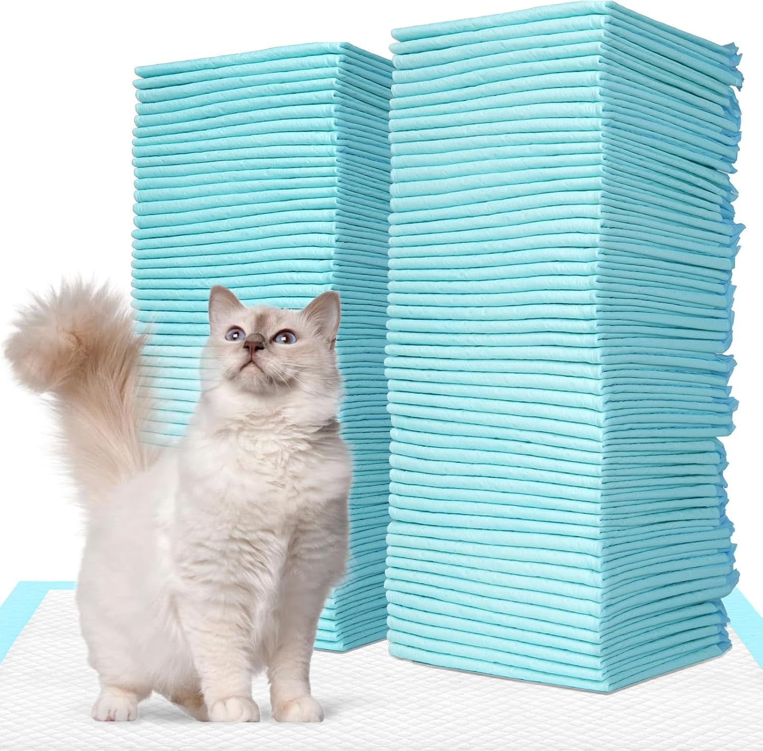 Cat Pads for Breeze Systems 100 Count, Clean & Easy Disposable Cat ...