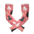 Cat Palm Leaf Pattern UV Protection Cooling Arm Sleeves, Compression ...