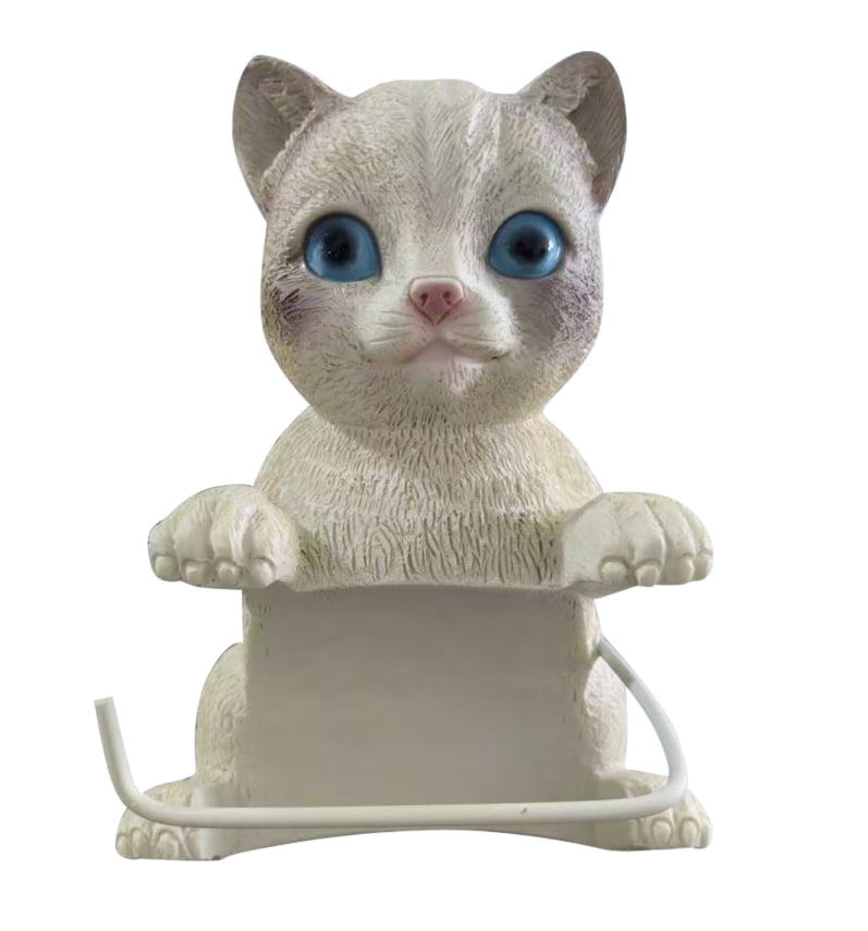 Cat Paper Holder,Realistic 3D Cat Paper Towel Holder or Toilet Paper ...