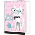 Cat Party Invitations, 8 pk Purr-Fect Party Invitations - Walmart.com