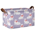 Cat Pattern Collapsible Storage Bin Open Home Shelf Basket Water ...