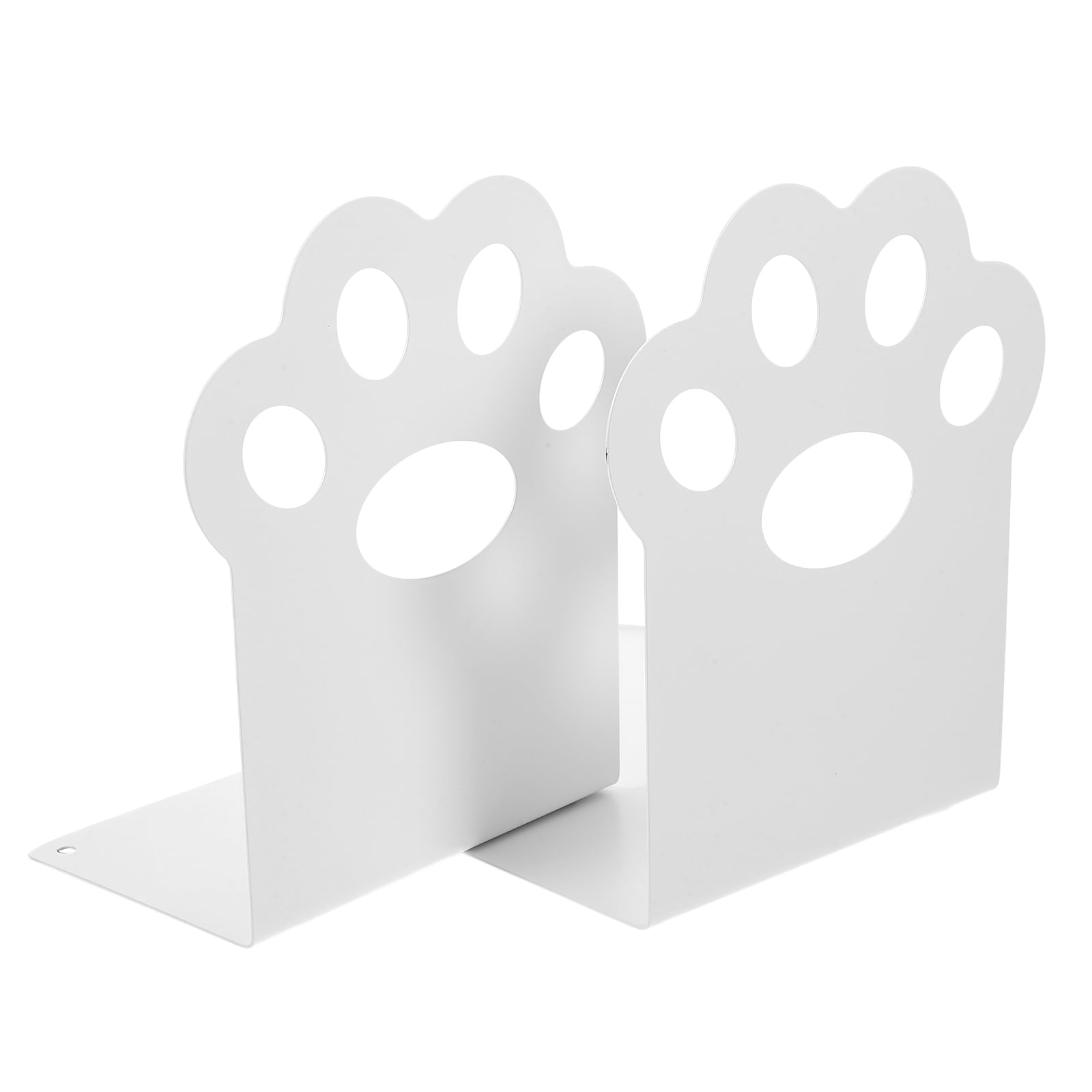 Cat Paw Bookend Decor Bookends Desktop Bookshelf Stand White - Walmart.com
