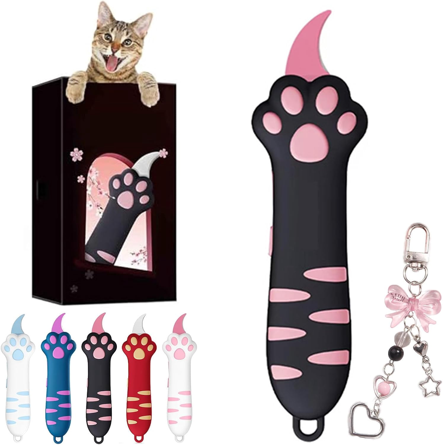 Cat Paw Box-Cutter Utility Knife Retractable Cute Boxes Opener Cutters ...
