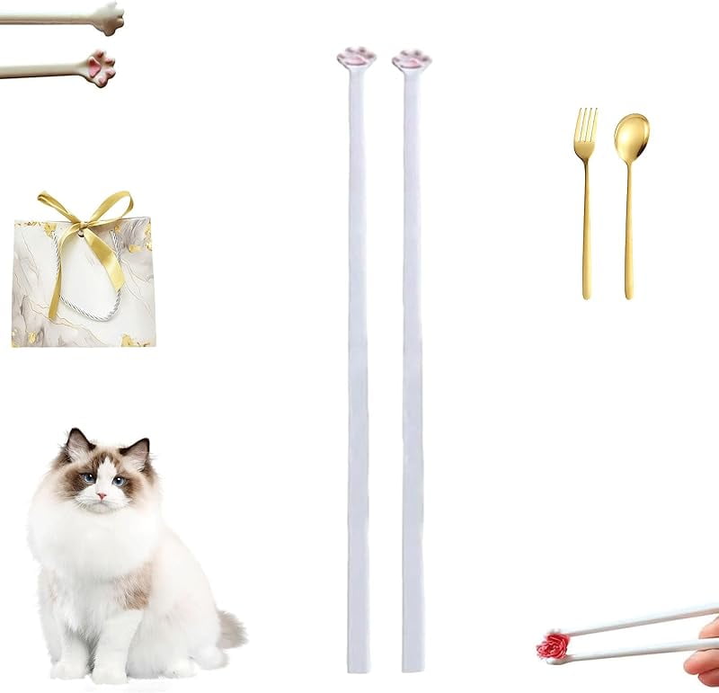Cat Paw Chopsticks,2025 New Cat Paw Chopsticks For Adults,Reusable ...