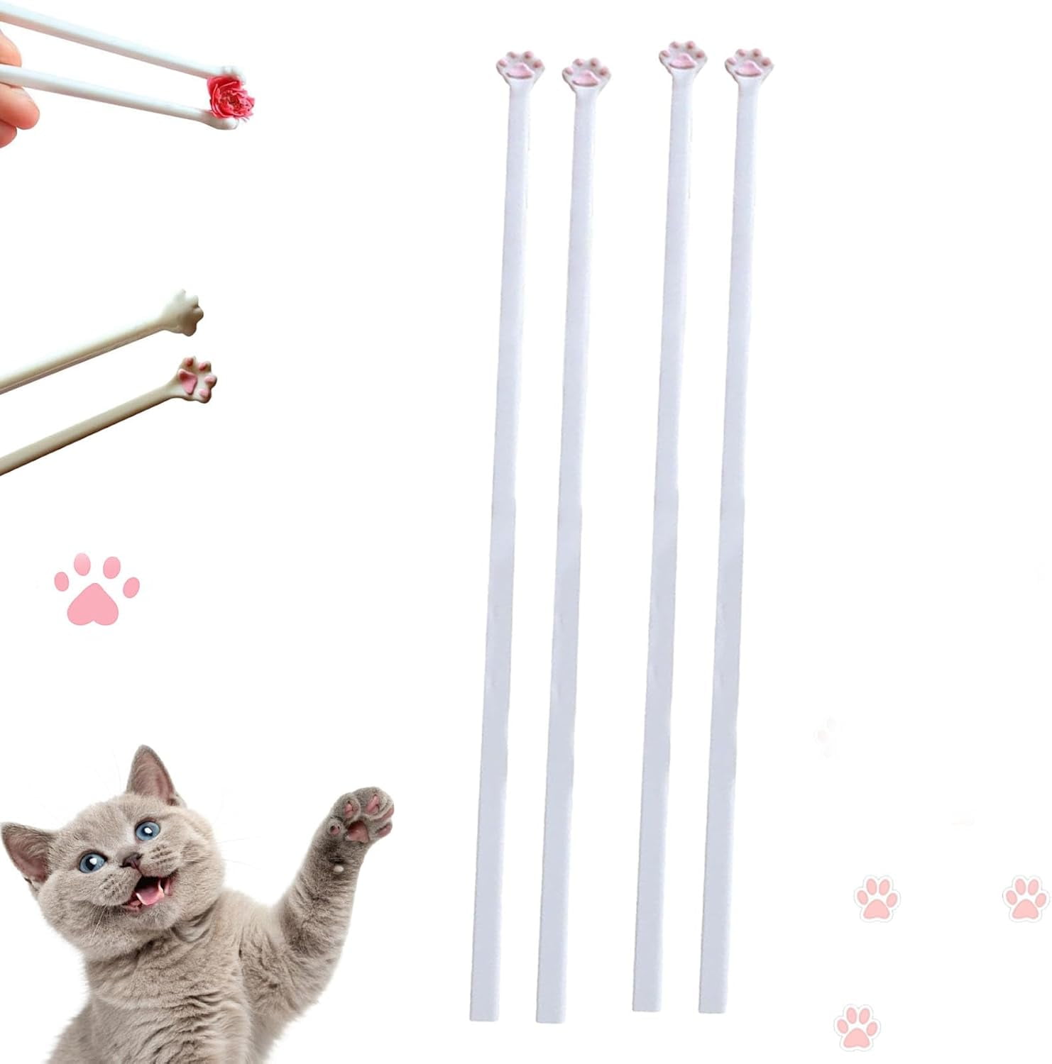 Cat Paw Chopsticks For Adults, Reusable Cute Chopsticks For Cat Lovers ...