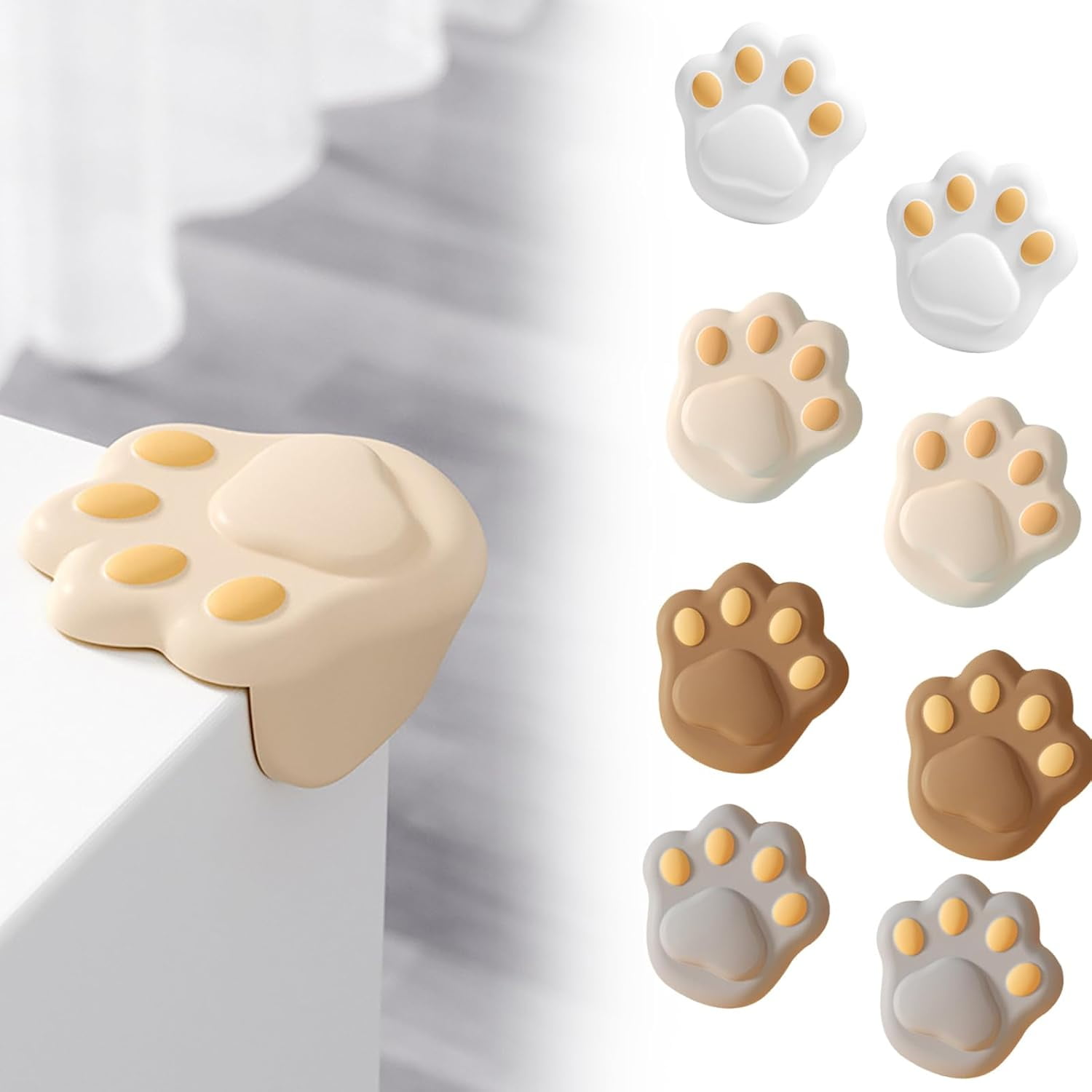 Cat Paw Corner Protector, Desk Soft Corner Protectors Guards for Safety ...