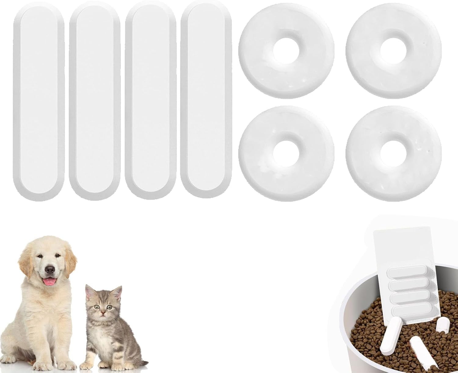 Cat Paw Drying Strip, 2025 New Pet Food Drying Blocks, Keep Dog Food ...
