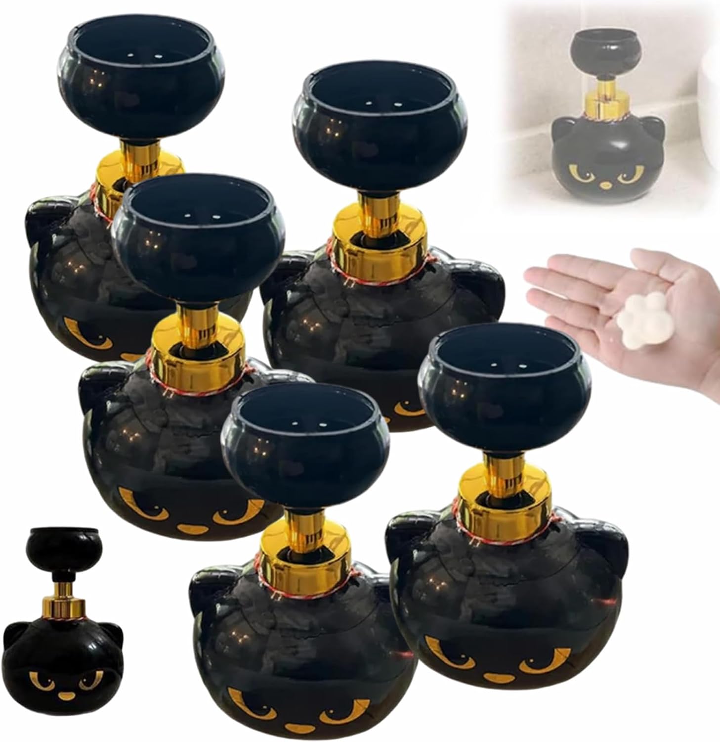 Cat Paw Foaming Hand Soap, Cat Paw Print Soap Dispenser, Cute Cat Paw ...