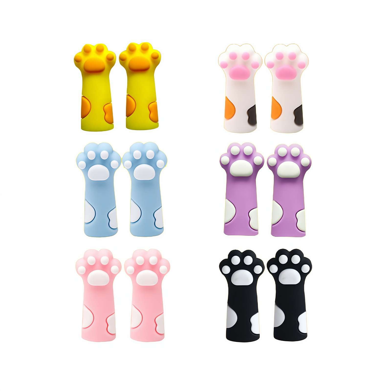 Cat Paw Knitting Needle Stoppers, Silicone Knitting Needle Point ...