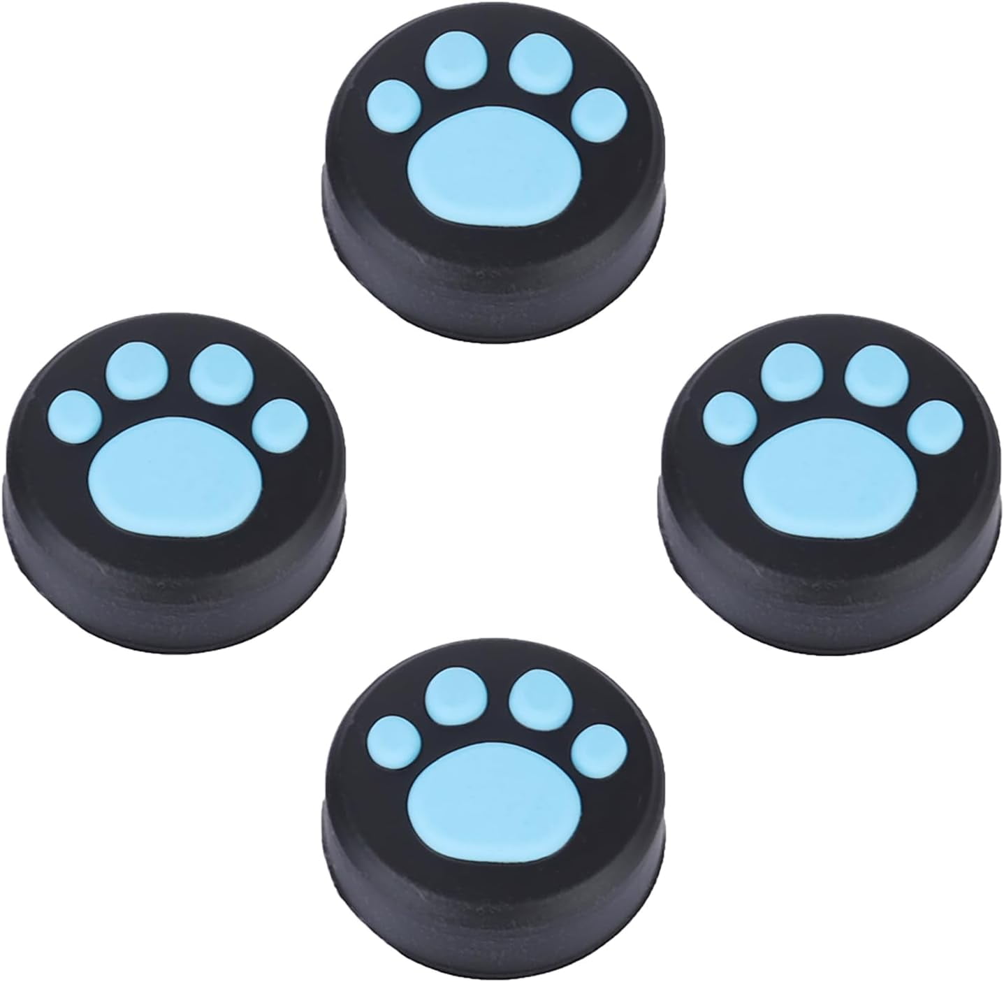 Cat Paw PS4 Controller Thumb Grips-Silicone Joystick Button Caps-Analog ...