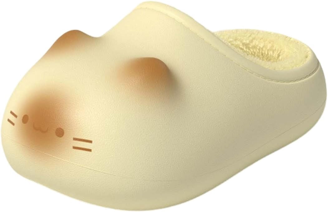 Cat Paw Print Shoe, 2026 Cat Paws Footprints Fluffy Plush Fleece Height ...