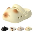 Cat Paw Slippers, 3D Ears & Tail, Thick EVA Cloud Cushion Sole ...