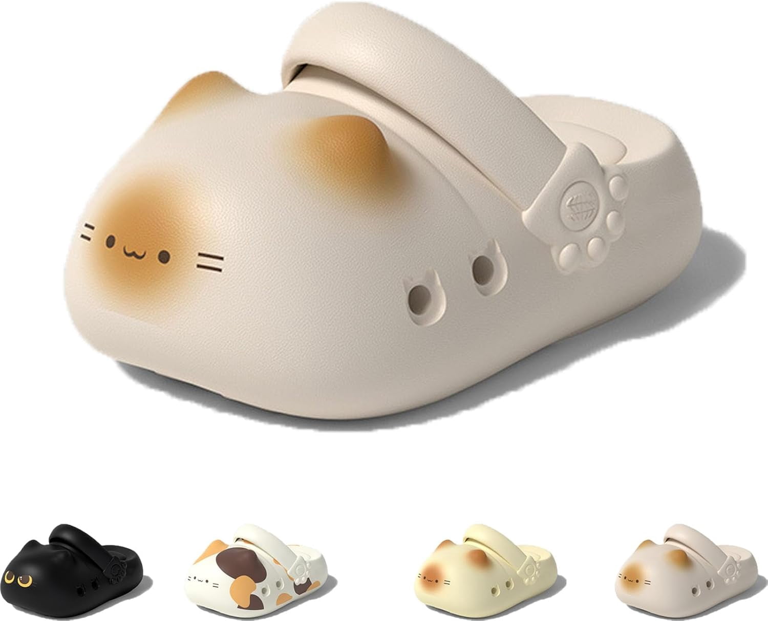 Cat Paw Slippers For Women Men, Cute Unisex Home Shoes With Anti-Slip ...
