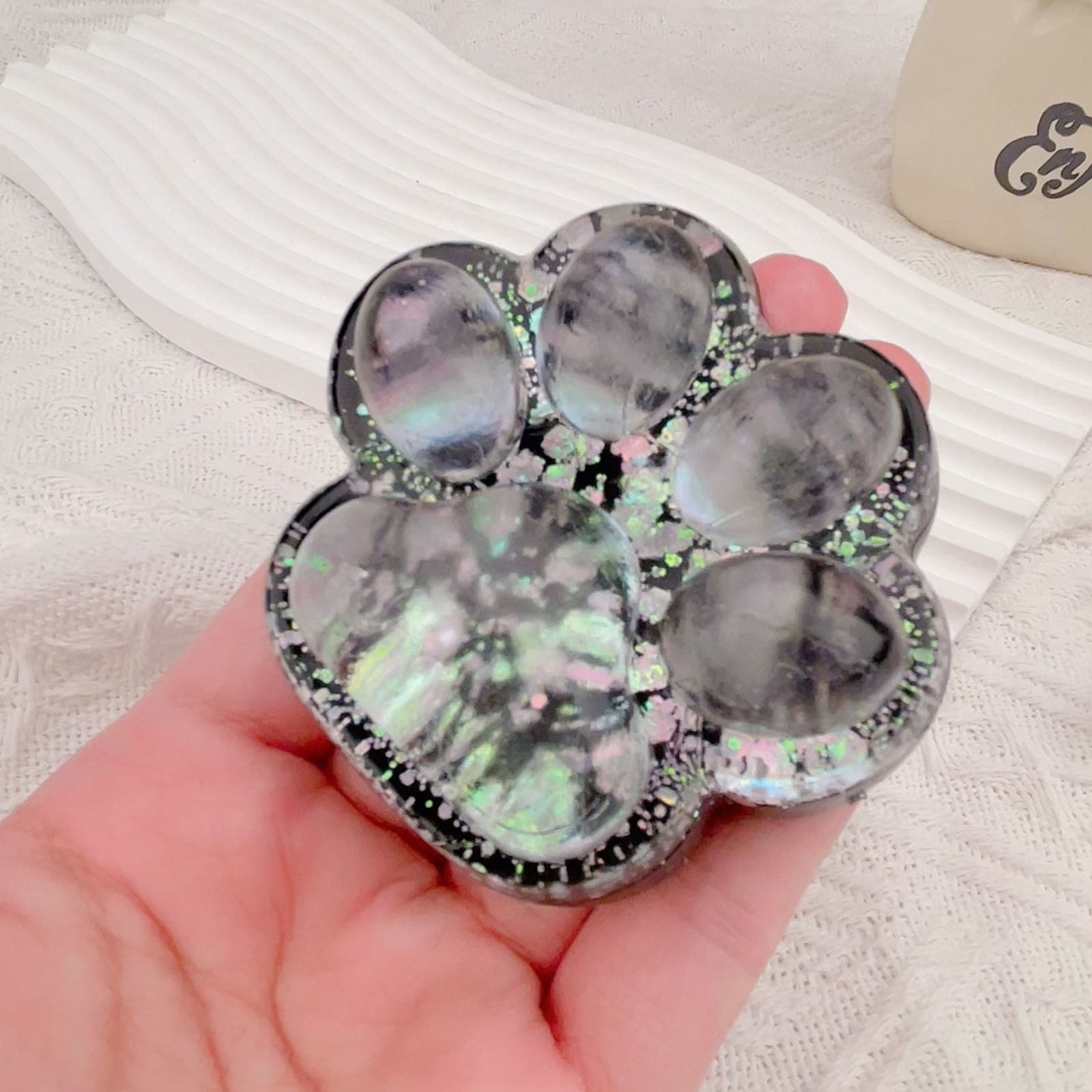 Cat Paw Squeeze Toy,Fun Squishy Pinch Toy Kitty Paw Relaxing Stress Toy ...