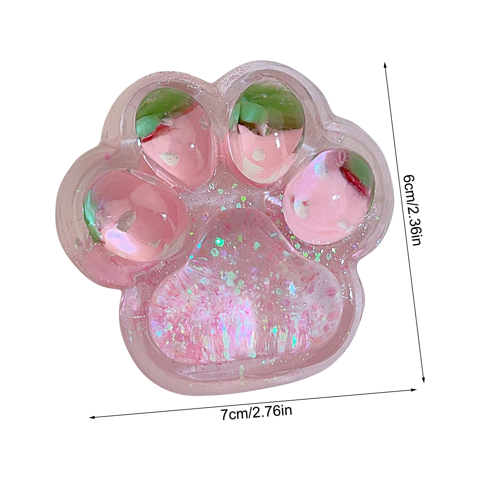 Cat Paw Squeeze Toy Large Squeeze Cat Paw Toys Silicone PVC Toys Sticky ...