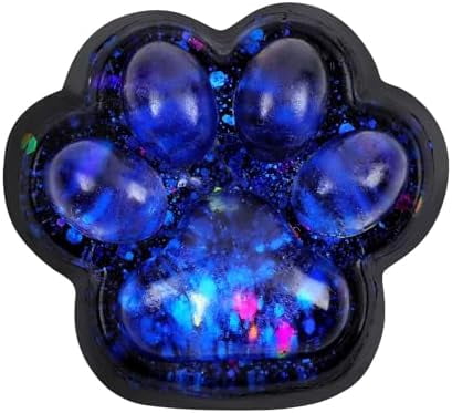 Cat Paw Squeeze Toy, Starry Sky Cat Paw Squish Toys Fun Squishy Pinch ...