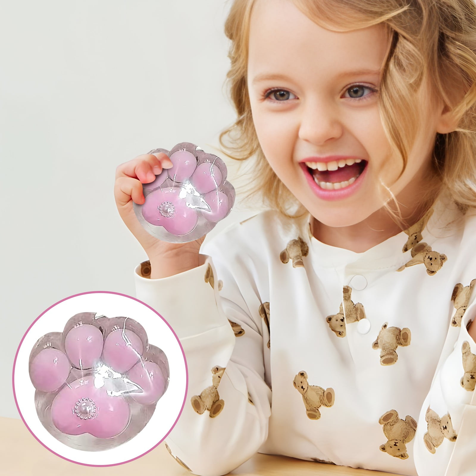 Cat Paw Squeeze Toy, Starry Sky Cat Paw Squish Toys Fun Squishy Pinch Taba Toy Fufu Kitty Paw ...