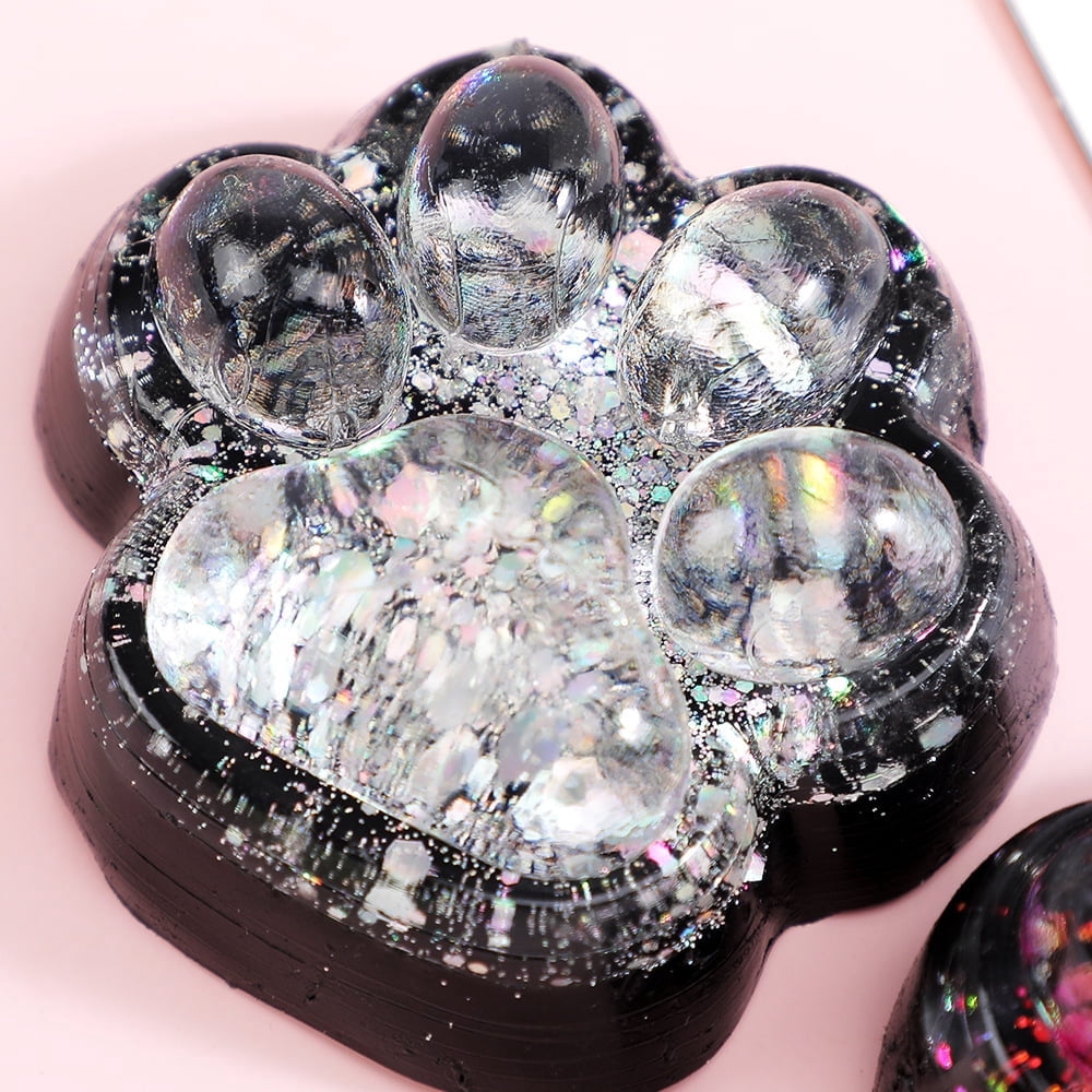 Cat Paw Squeeze Toy, Starry Sky Cat Paw Squish Toys Fun Squishy Pinch ...