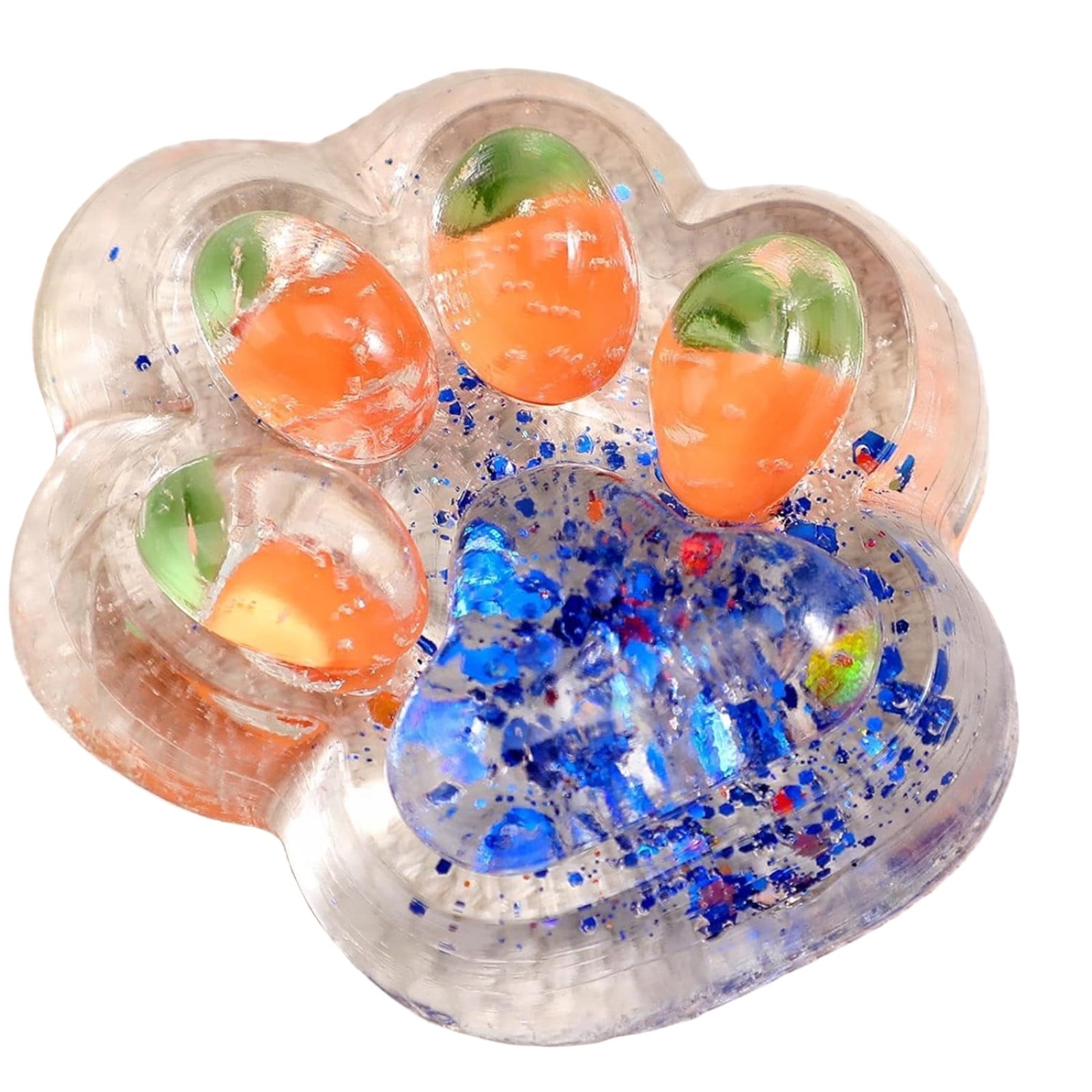 Cat Paw Squeeze Toys, Cute Cat Paw Stress Relieving Silicone Sensory ...