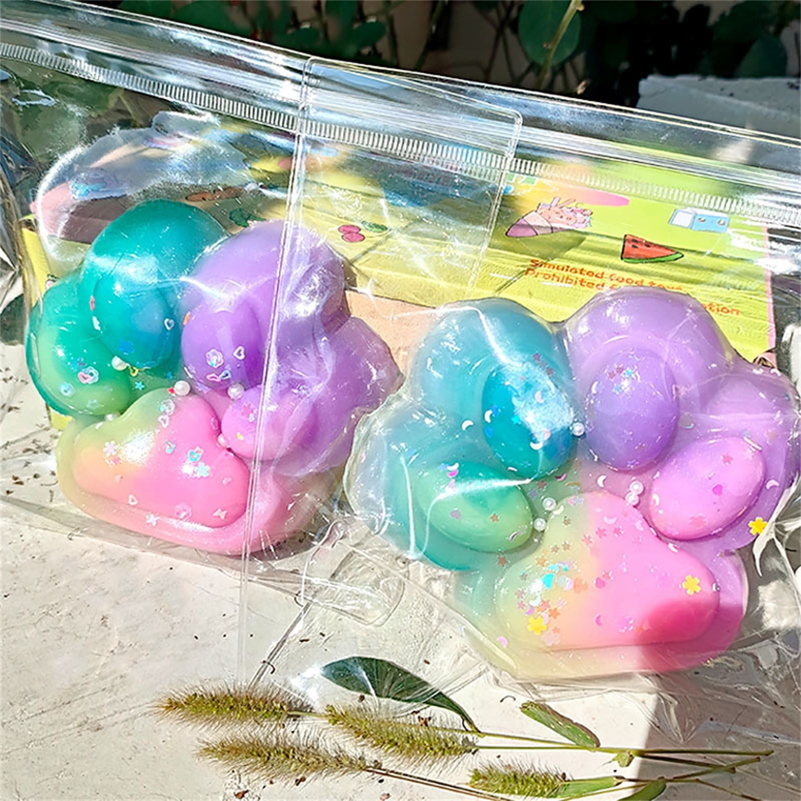 Cat Paw Squishy Toys, Handmade Taba Squishy Big Cat Paw Silicone Stress ...