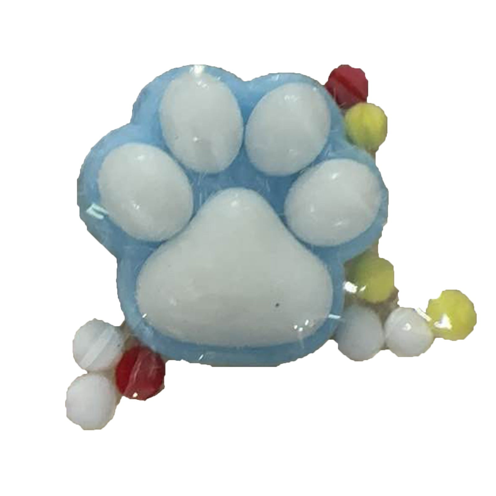 Cat Paw Squishy Toys,Stress Relief Toys,Pet Paw Shaped Soap Sponge Dual ...