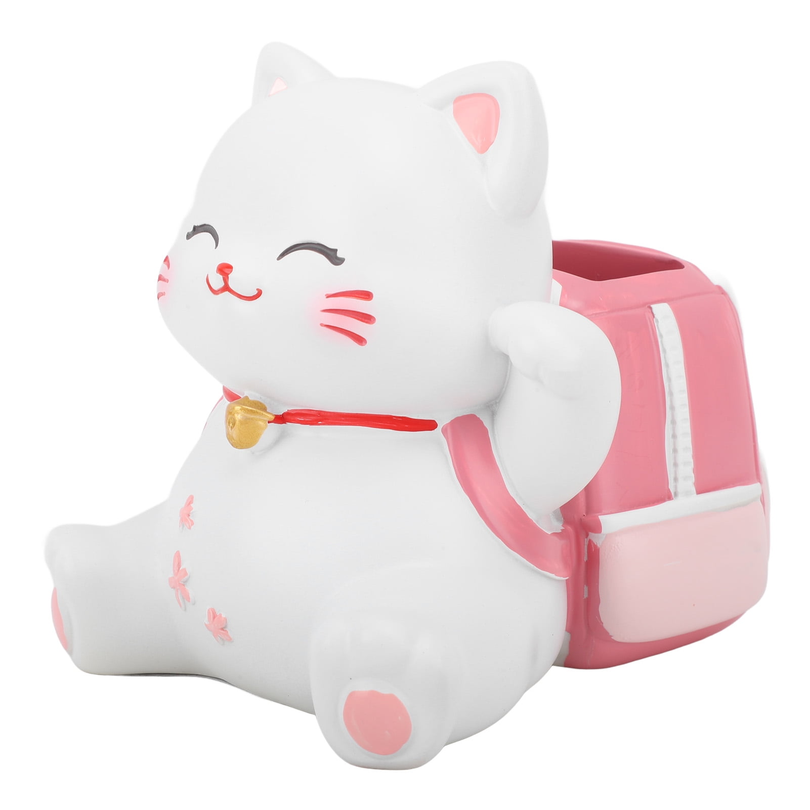 Cat Pen Holder Multipurpose Resin Innovative Cute Pencil Holder for ...