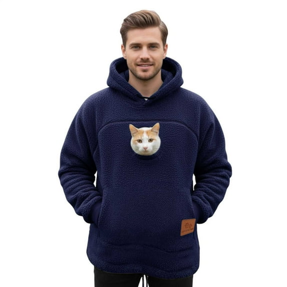 Cat Pet Pouch Hoodie Long Sleeve Small Dog Kitten Cat Carrying Hoodie ...