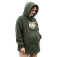 Cat Pet Pouch Hoodie Long Sleeve Small Dog Kitten Cat Carrying Hoodie ...