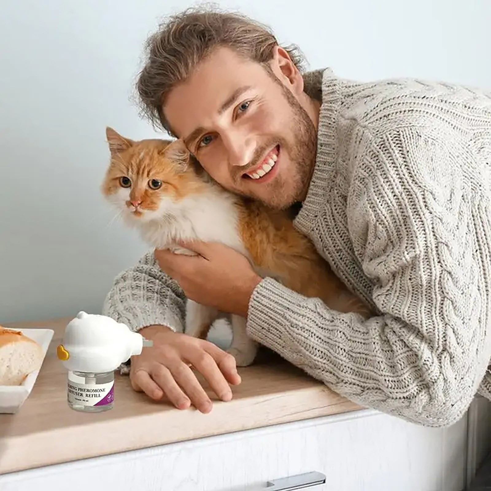 Cat Pheromones Calming Diffuser: Premium Cat Calming Diffuser - Cat ...