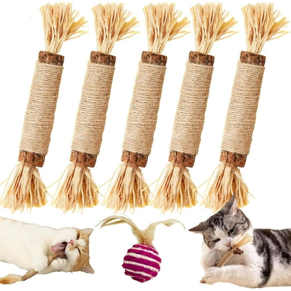 Cat Pixie Sticks, Silvervine Sticks for Cats, Natural Silvervine Dental ...