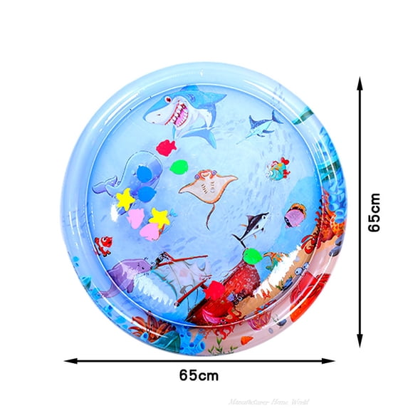 Cat Playing Water Mat Sensory Water Play Mat For Cat Pvc Ocean Fish ...