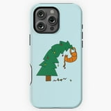 Cat Playing with Christmas Tree Holiday iPhone Case 17 16 15 14 13 12 ...
