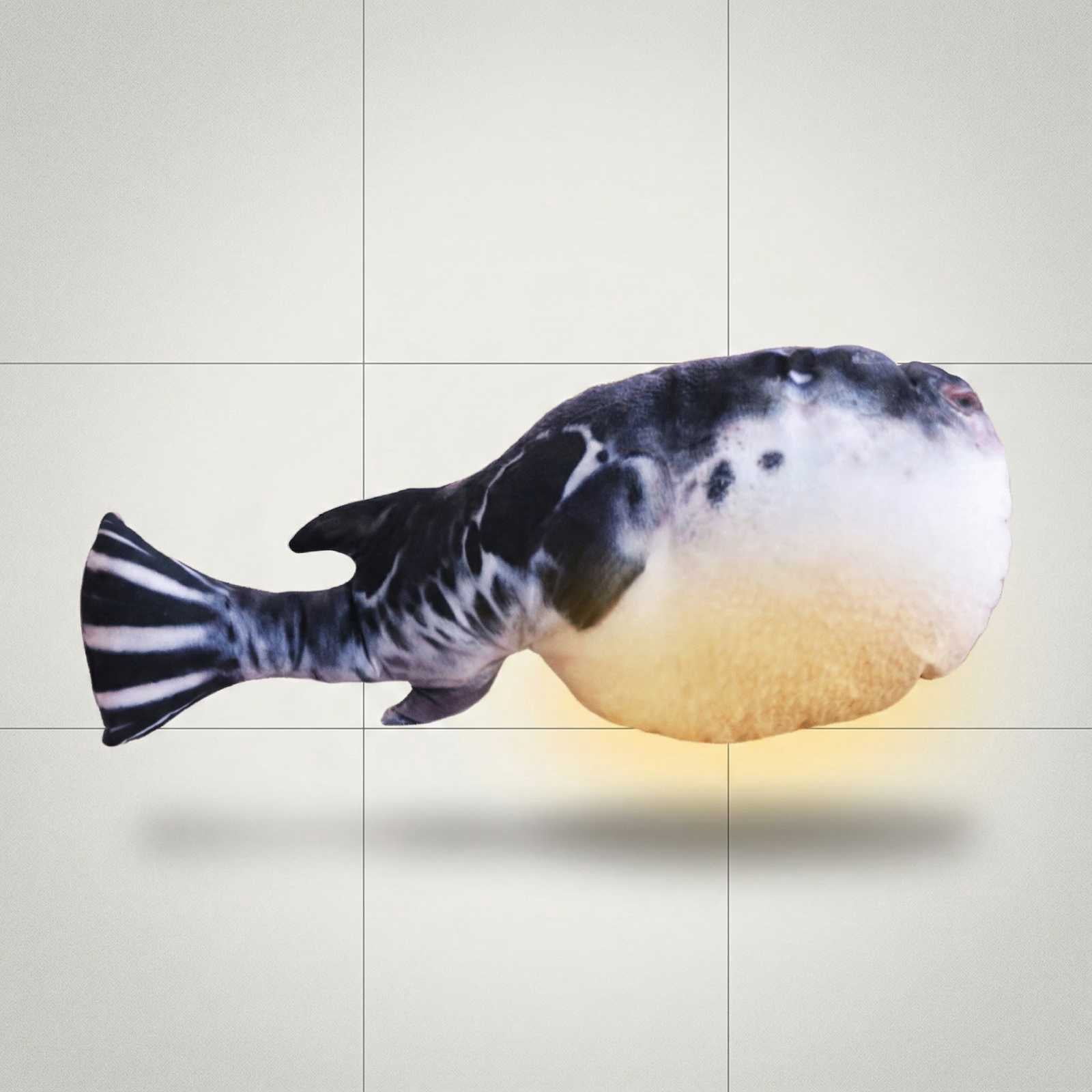 Cat Plush Chew Toy, Simulated Fish & Pufferfish Design With Catnip ...