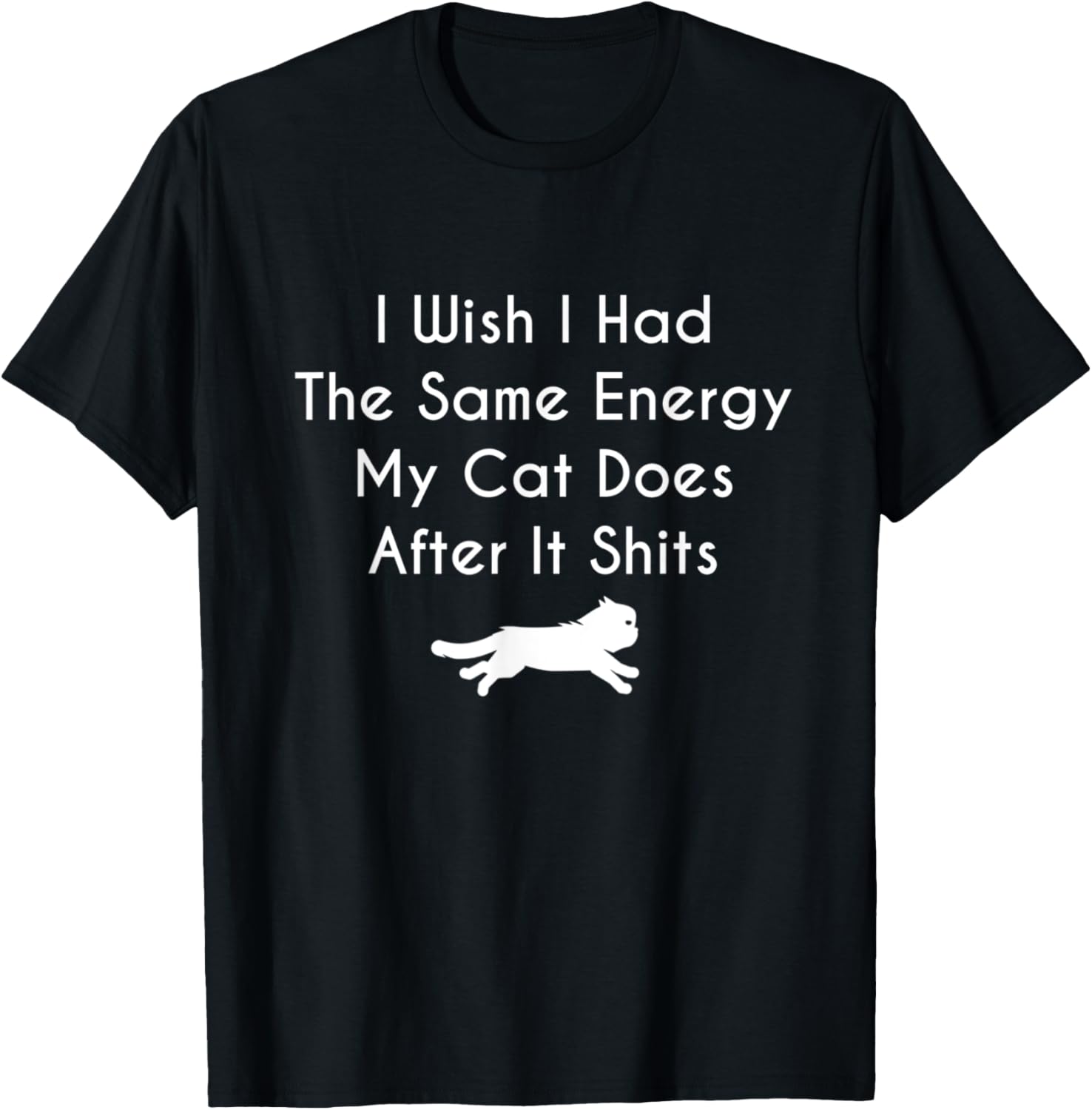 Cat Poop Same Energy Funny Cat Lovers Litter Box T-Shirt - Walmart.com
