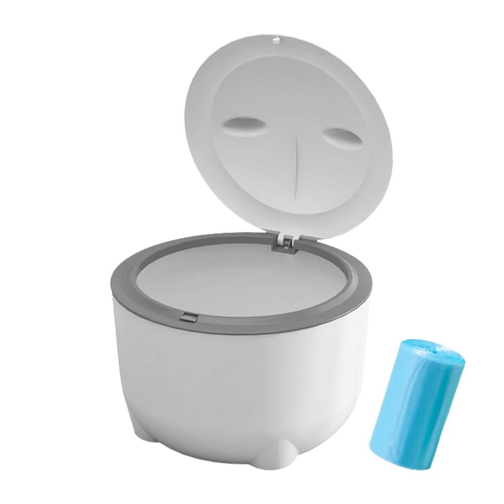 Cat Poop Trash Can Pet Waste Station with Lid with 30pcs Trash Bags ...