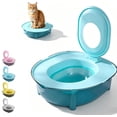 Cat Potty Training Kit for Indoor Cats, Odor Control Portable Toilet ...