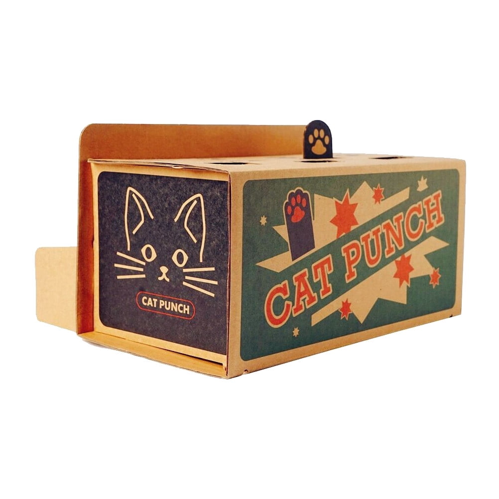 Cat Punch Scratch Pet Toy Supplies Interactive Mole Mice Game Toy DIY ...