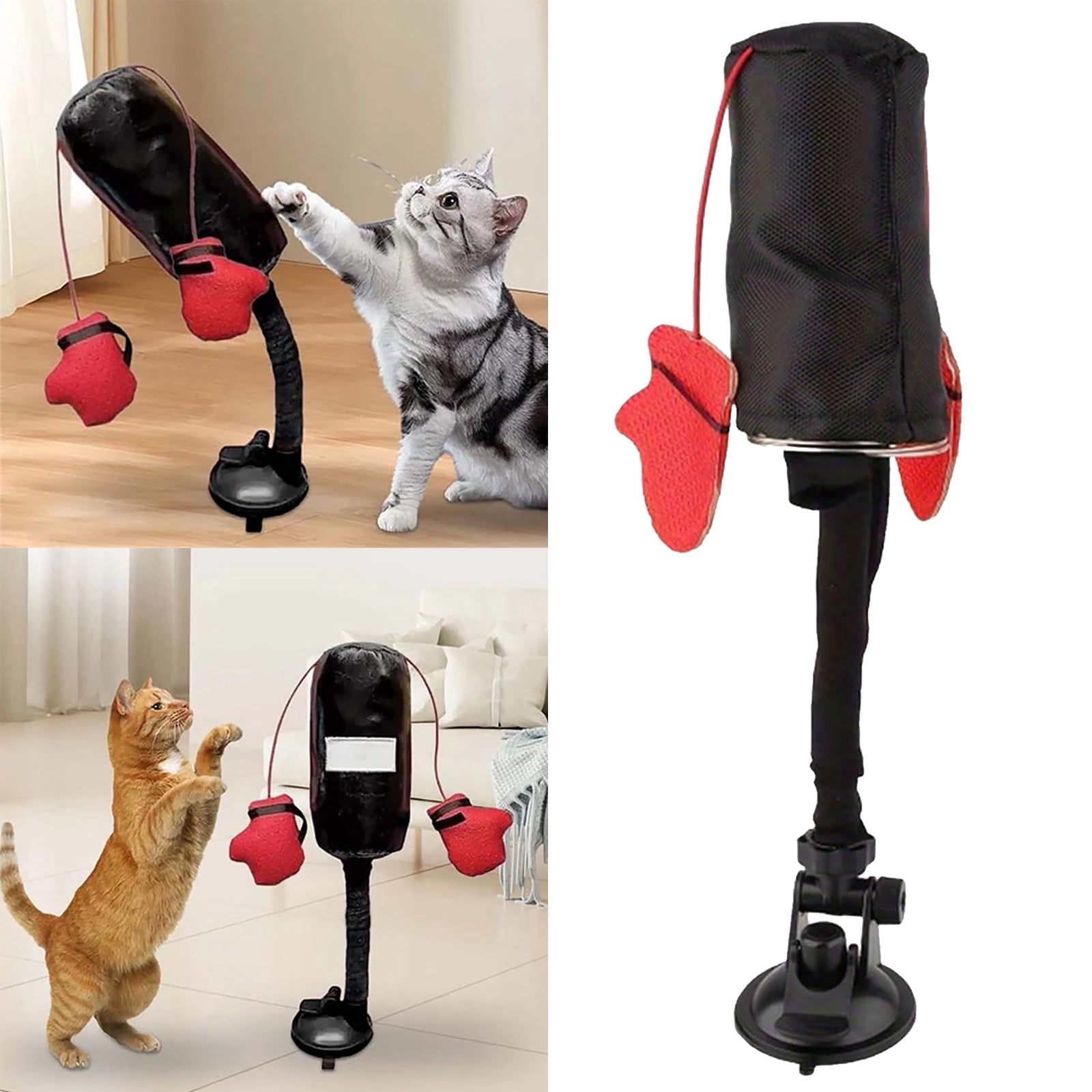Cat Punching Bag Toy, Interactive Portable Indoor Cats Toys, Cat Boxing ...