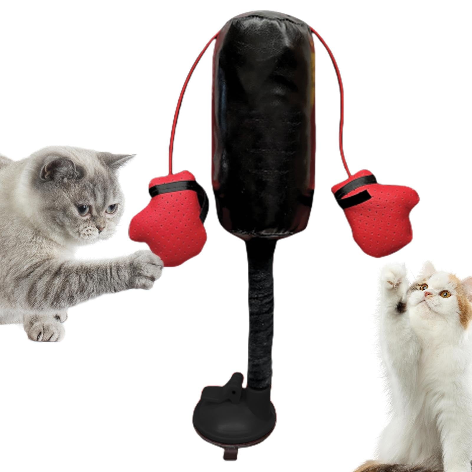 Cat Punching Bag Toy, Punching Bag With Gloves Cat Toy, Interactive Cat ...