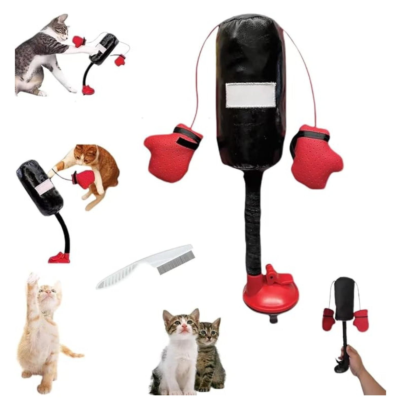 Cat Punching Bag Toy，cat Boxing Toy，cat Boxing Bag Toy， Boxing cat Toy ...