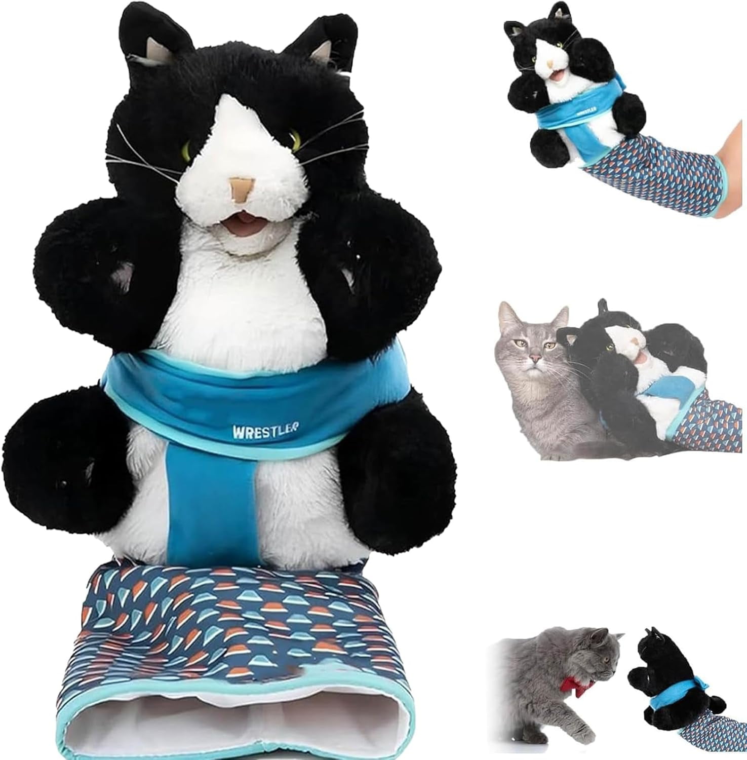 Cat Puppet Wrestle, Cat Wrestling Toy Puppet, Cat Wrestle Toy Puppet ...