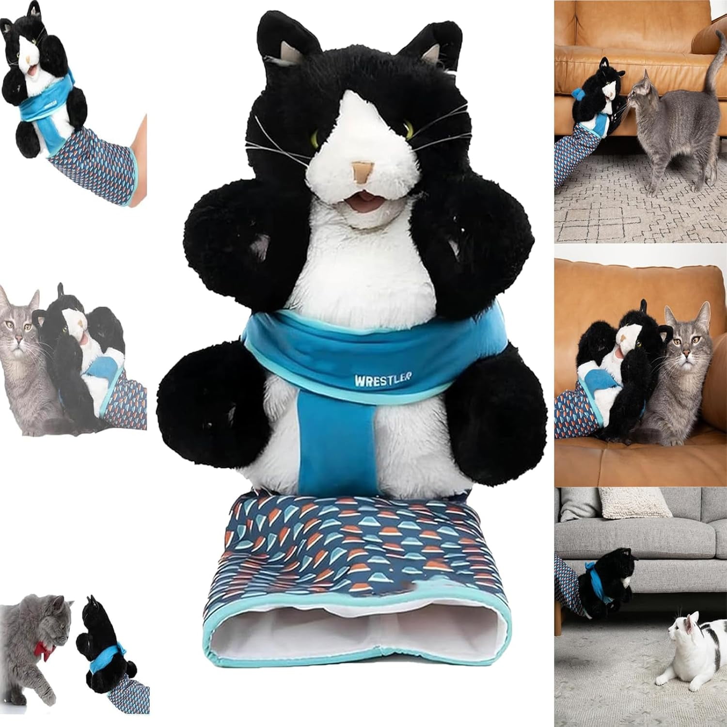Cat Puppet Wrestle, Cat Wrestling Toy Puppet, Cat Wrestle Toy Puppet ...