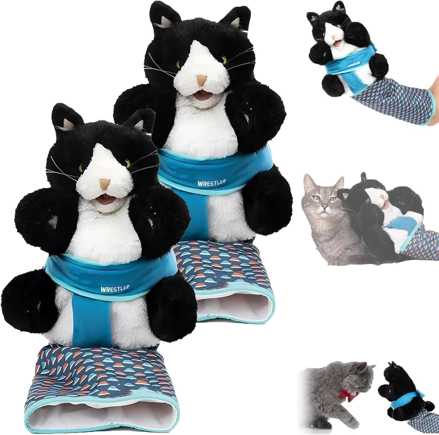 Cat Puppet Wrestle, Cat Wrestling Toy Puppet, Cat Wrestle Toy Puppet ...