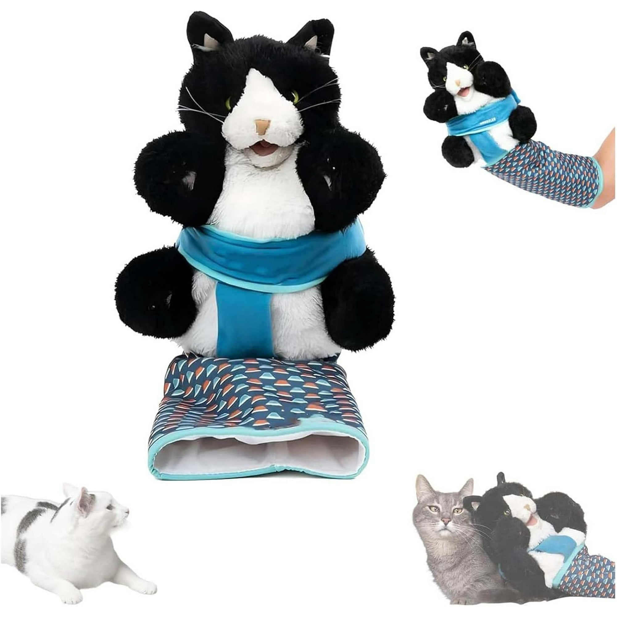 Cat Puppet Wrestler with Tough Padding for Safe Interactive Play, Cat ...