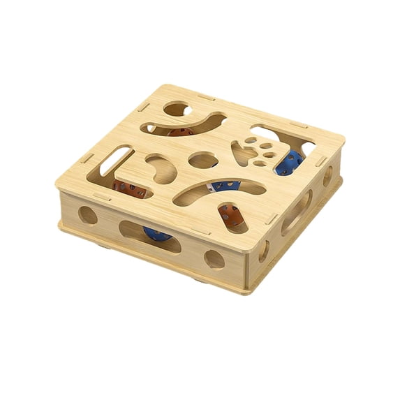Cat Puzzle Box Toy, Interactive Digging Maze Game for Indoor Play ...