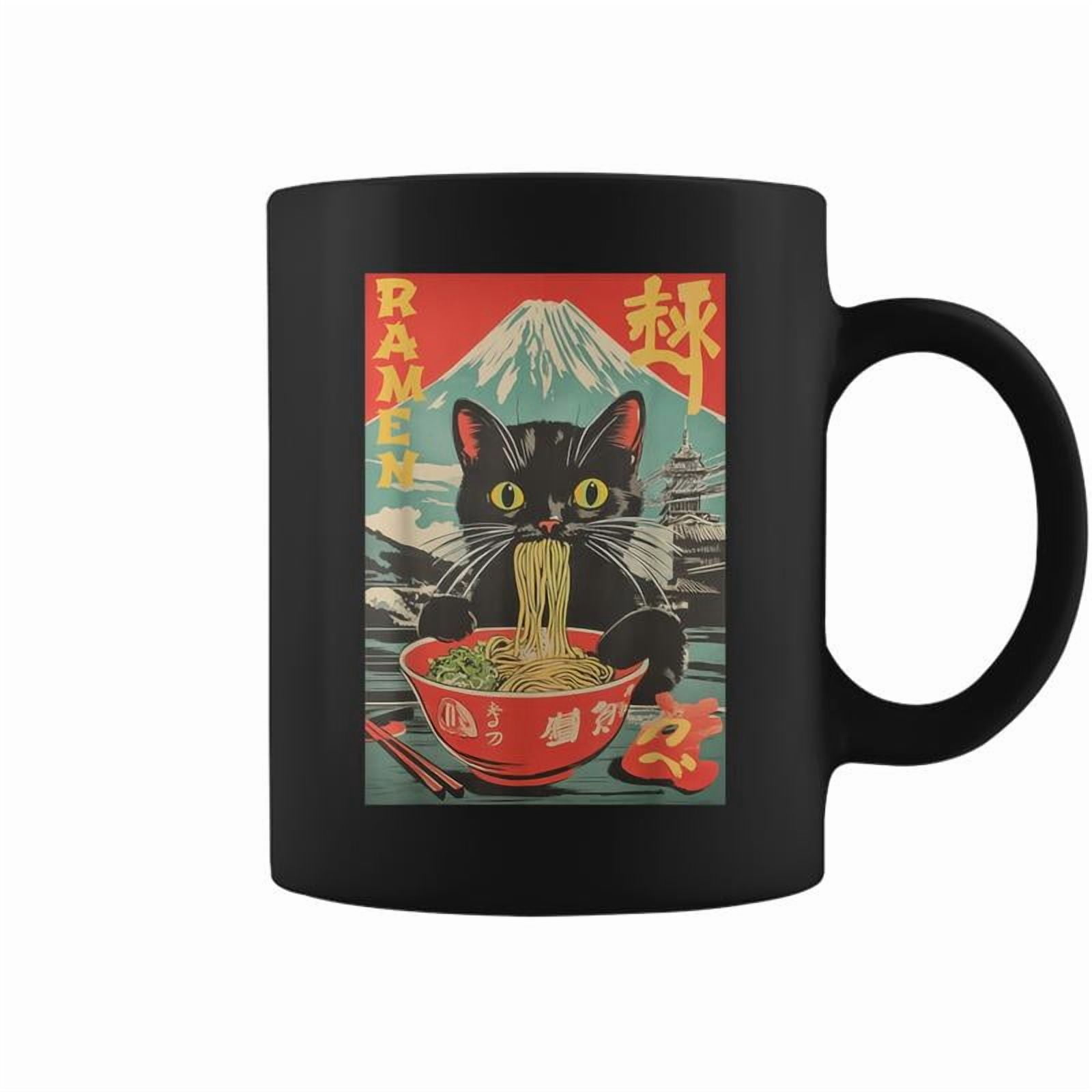 Cat Ramen Anime Cat Japanese Graphic Coffee Mugs - Walmart.com