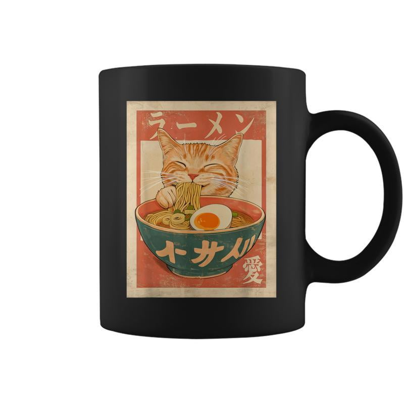 Cat Ramen Japanese Graphic Kawaii Anime Coffee Mugs - Walmart.com