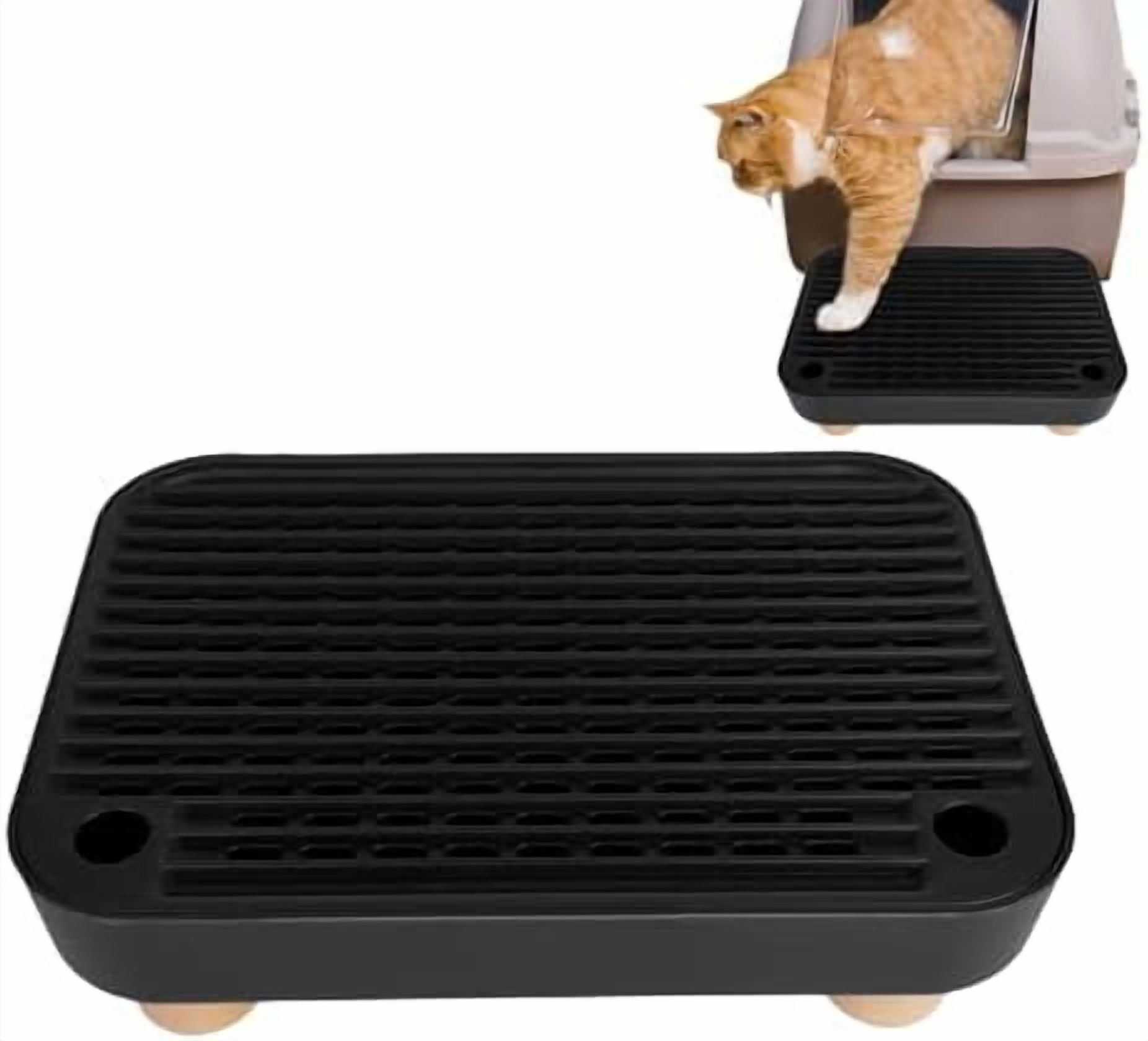 Cat Ramp Litter Box Step, Small Senior Cat Litter Box Mats Ramp for ...